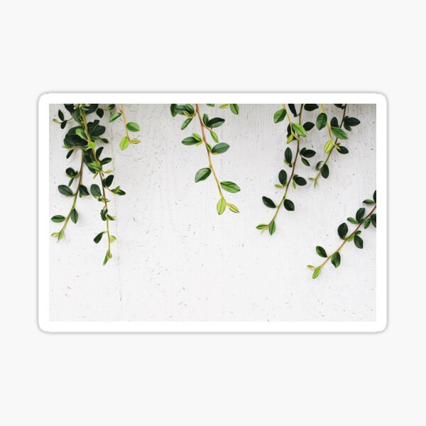 "Calm Leaves Oil Painting" Sticker by allmycreations | Redbubble