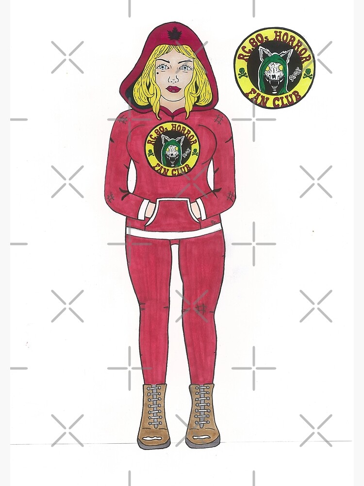 "RC 80s HORROR FAN CLUB , SUMMER STAR" Poster by BCBurnings | Redbubble