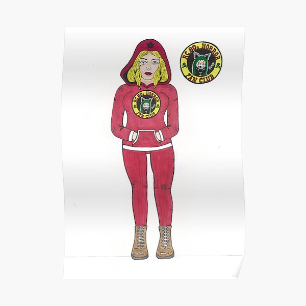 "RC 80s HORROR FAN CLUB , SUMMER STAR" Poster by BCBurnings | Redbubble