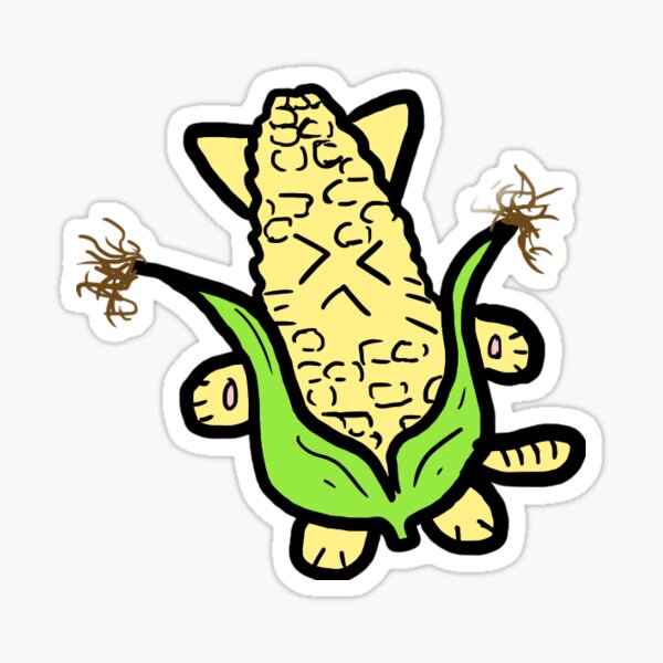 "Corn" Sticker by Curgerinc | Redbubble