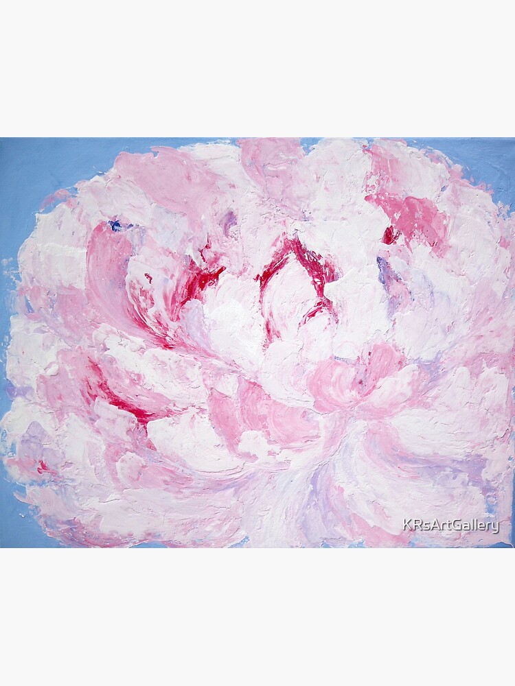 "Pion flower artwork design" Poster for Sale by KRsArtGallery | Redbubble