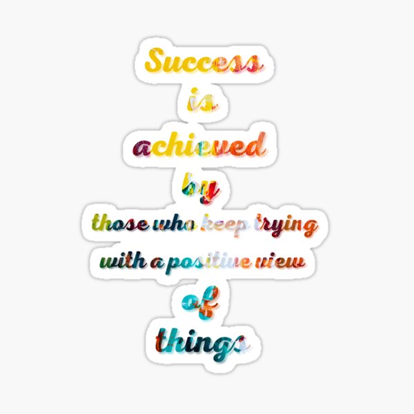 "motivational quotes for success" Sticker by DRAGONTK2022 | Redbubble