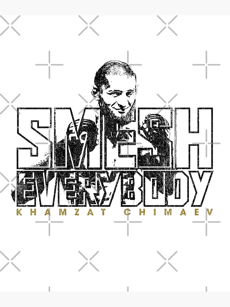 "Smesh Everybody - Khamzat Chimaev (Variant)" Art Print for Sale by ...