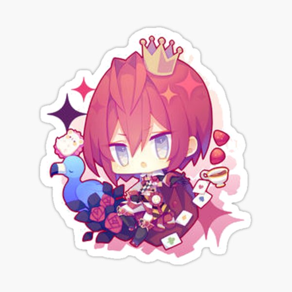 "Riddle Rosehearts Chibi" Sticker by BonbonTB47 | Redbubble