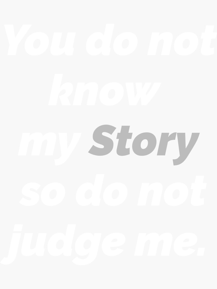 "my life my story" Sticker by LASSLASS | Redbubble