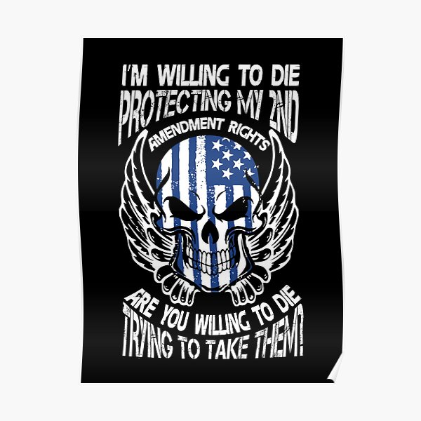 "2nd Amendment" Poster for Sale by BuksDesigns | Redbubble