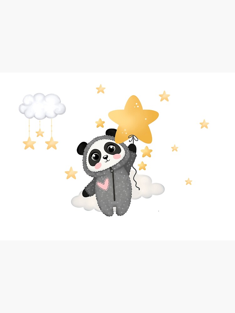"Flying Panda" Poster for Sale by Craftpixsy | Redbubble