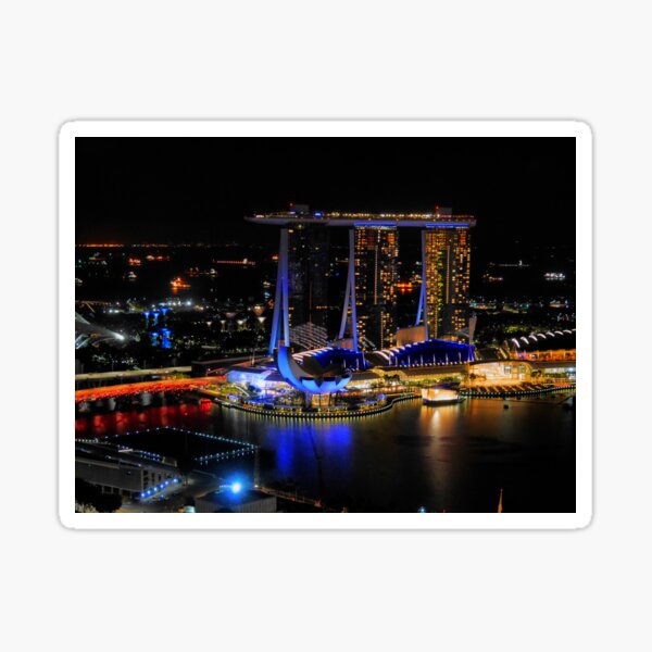 "Singapore Sparkles ( 3 ) MBS" Sticker by cullodenmist | Redbubble