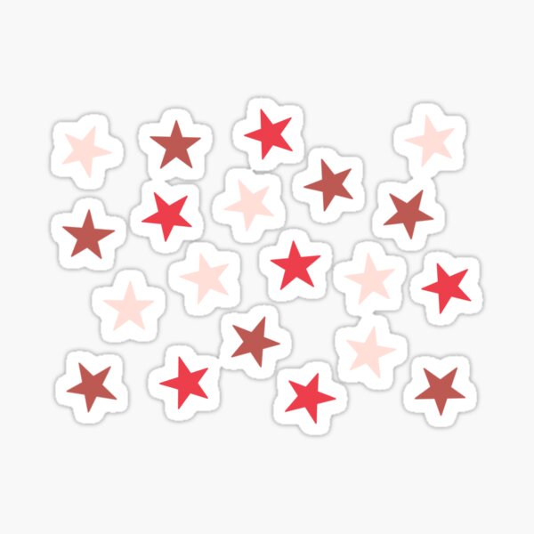 "Mini Star Pack Pink" Sticker by sv-draws | Redbubble
