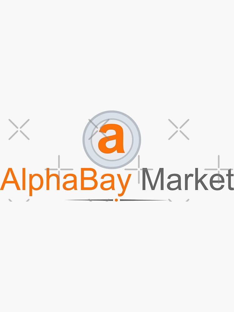 "AlphaBay Market Darknet Market Logo" Sticker by CrimeCollective ...