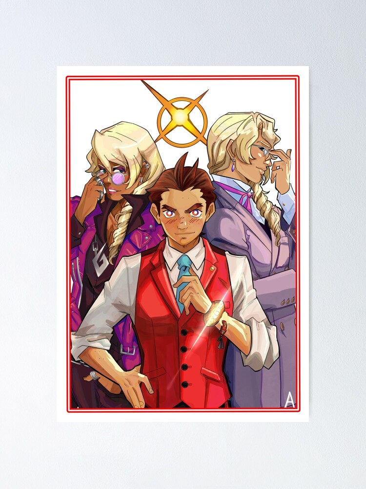 "Apollo Justice Character Poster - Ace Attorney" Poster for Sale by ...