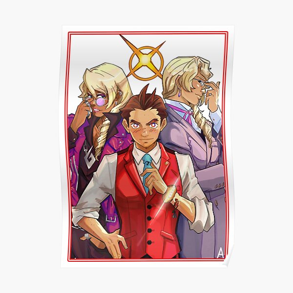 "Apollo Justice Character Poster - Ace Attorney" Poster for Sale by ...