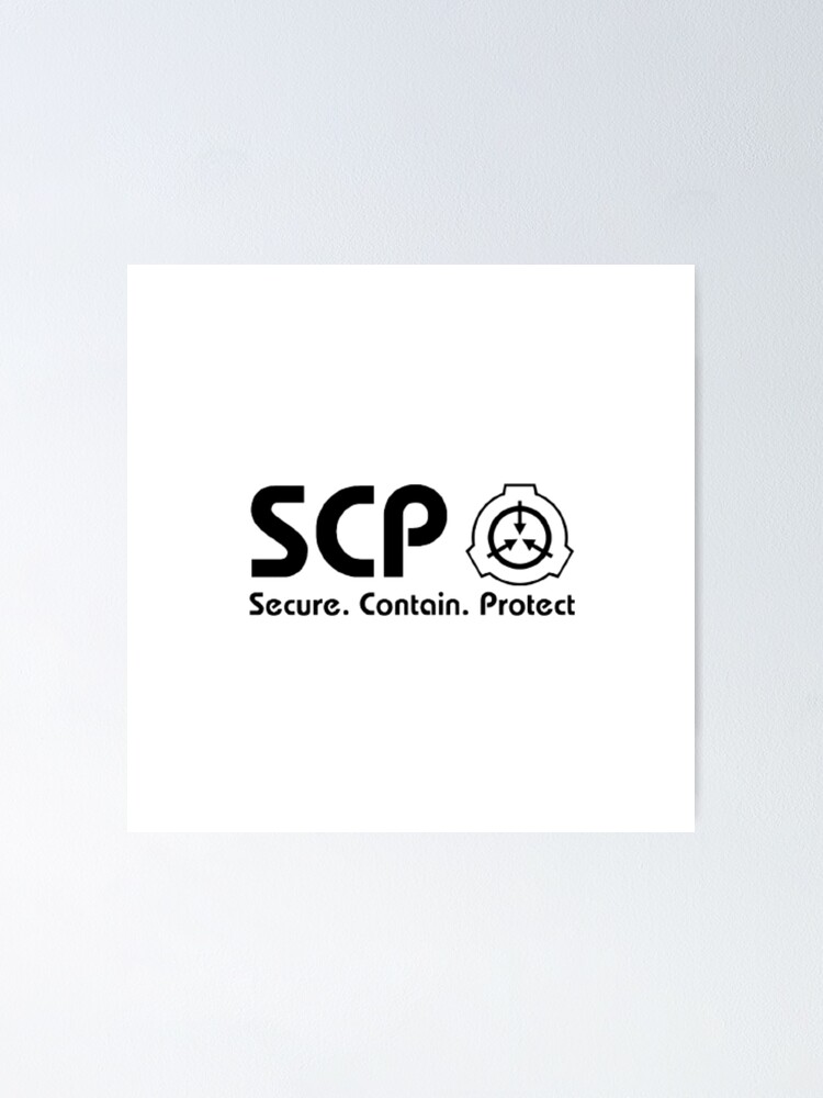 "scp" Poster for Sale by moonlit-art | Redbubble