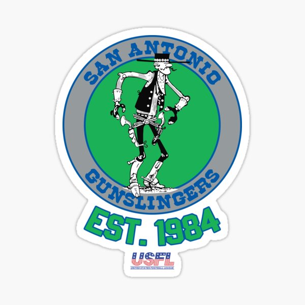 "San Antonio Gunslingers Football" Sticker for Sale by TeeArcade84 ...