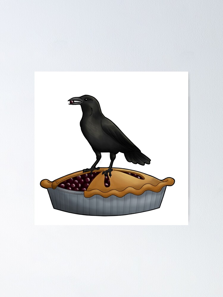 "Blueberry Crow Pie" Poster for Sale by Ifeffable | Redbubble