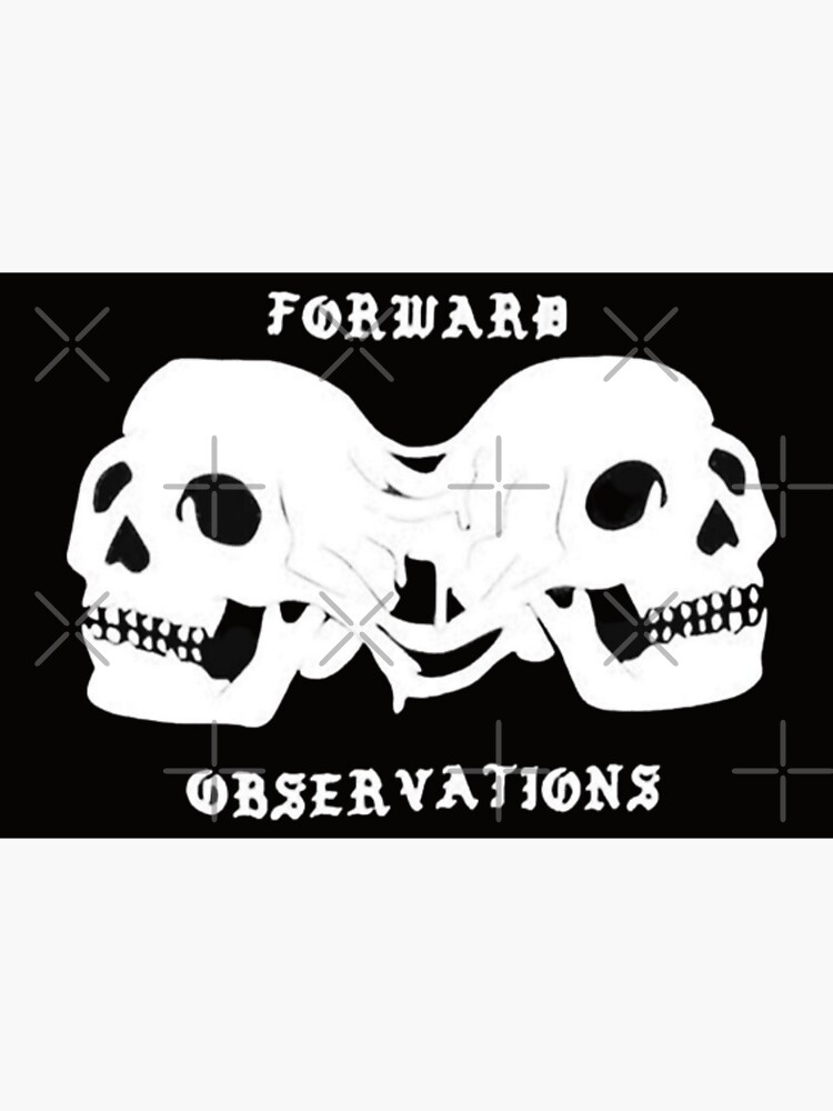 "Forward Observations." Sticker for Sale by wolfy-store | Redbubble