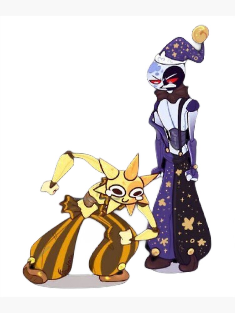 Fnaf Security Breach Sundrop & Moondrop Art Premium Matte Vertical ...