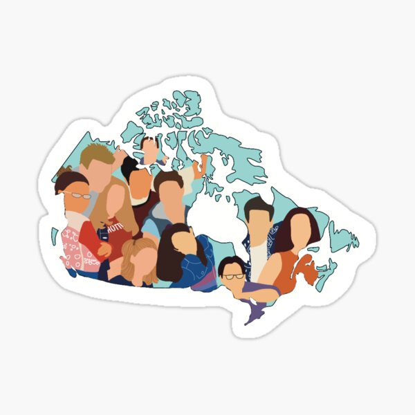 Degrassi The Next Generation Sticker By Nabeehaz Redbubble