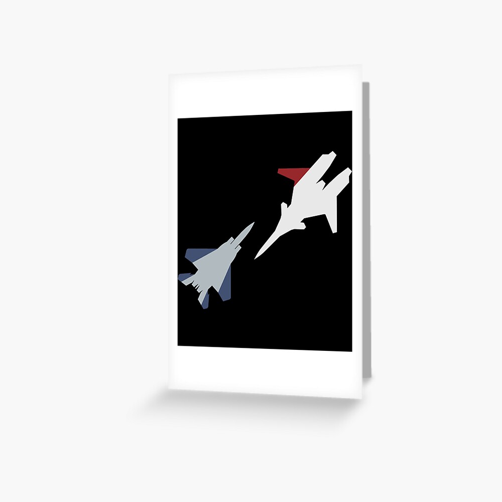 "Ace Combat Cipher VS Pixy " Greeting Card by Advertisements | Redbubble