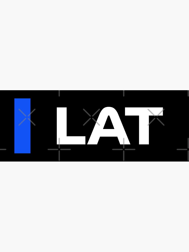 "nicholas latifi driver tag" Sticker by ElliottBryan | Redbubble