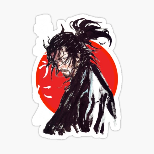 "Miyamoto Musashi " Sticker by DanielleButleri | Redbubble