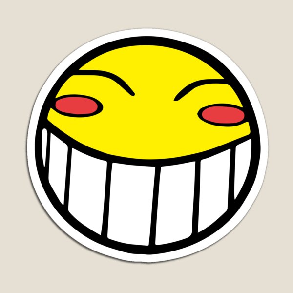 "Ed cowboy bebop smile Radical Smiley Edward face" Magnet by ...