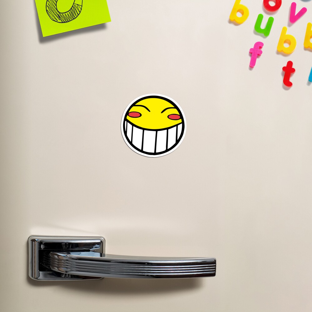 "Ed cowboy bebop smile Radical Smiley Edward face" Magnet by ...