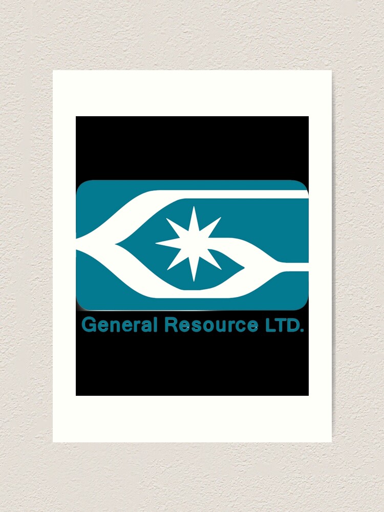 "General Resource Logo " Art Print for Sale by FEIndustriess | Redbubble
