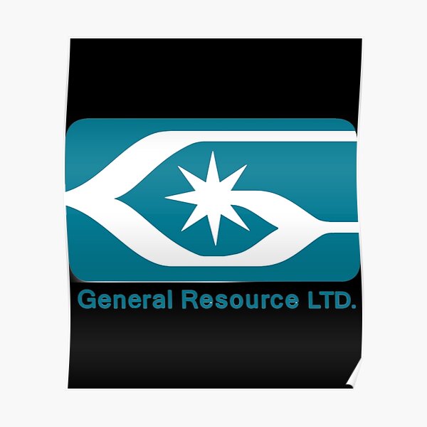 "General Resource Logo " Poster by FEIndustriess | Redbubble