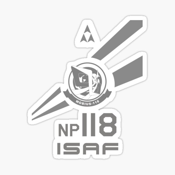 "Mobius One (GRAY) [AC4] " Sticker by FEIndustriess | Redbubble