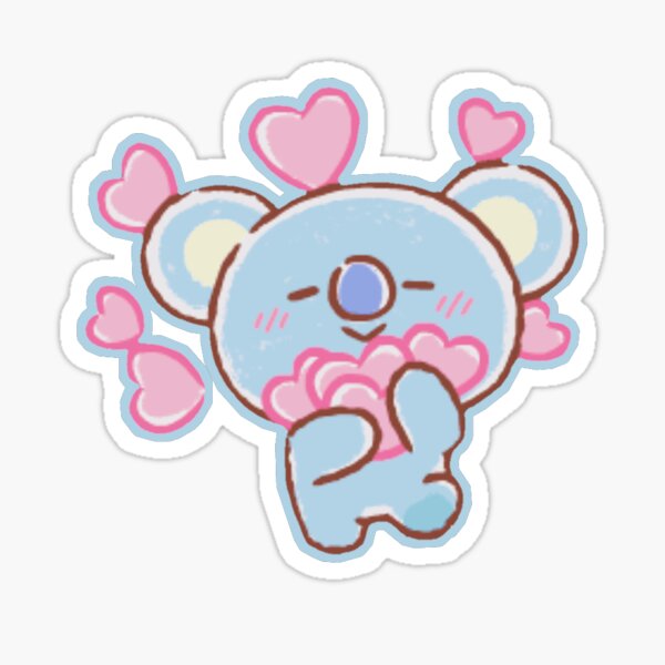 "Hearts Koya" Sticker for Sale by Clarisse777 | Redbubble
