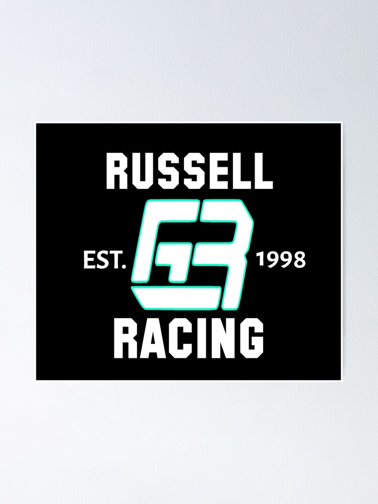 "George Russell Racing" Poster for Sale by ArcticWolfMerch | Redbubble