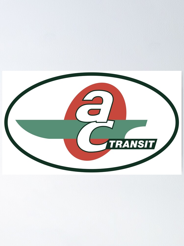 "Vintage AC Transit System Bus Logo" Poster for Sale by designdog ...