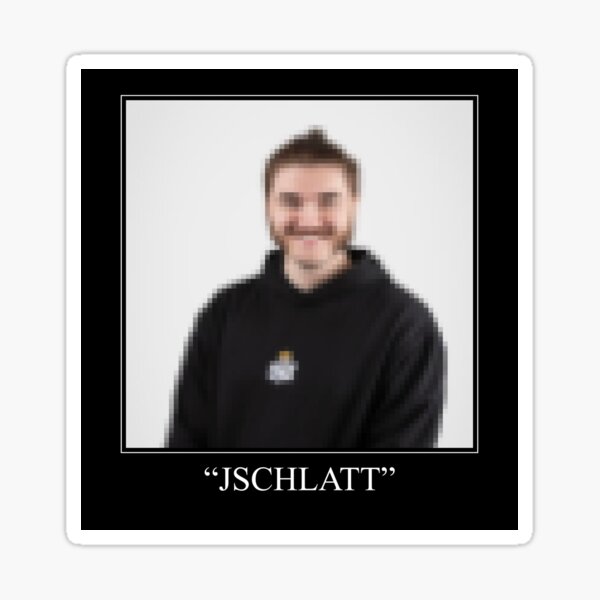 ""JSCHLATT"" Sticker by Cowbog | Redbubble