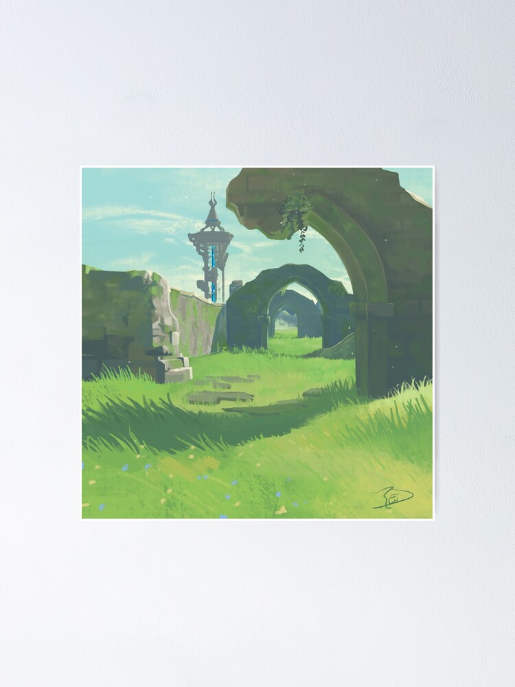 "Eastern Abbey Ruins" Poster for Sale by RayDiSab | Redbubble