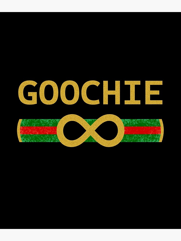 "Funny Fake "Goochie" Gucci Design (GOLD)" Poster for Sale by ...