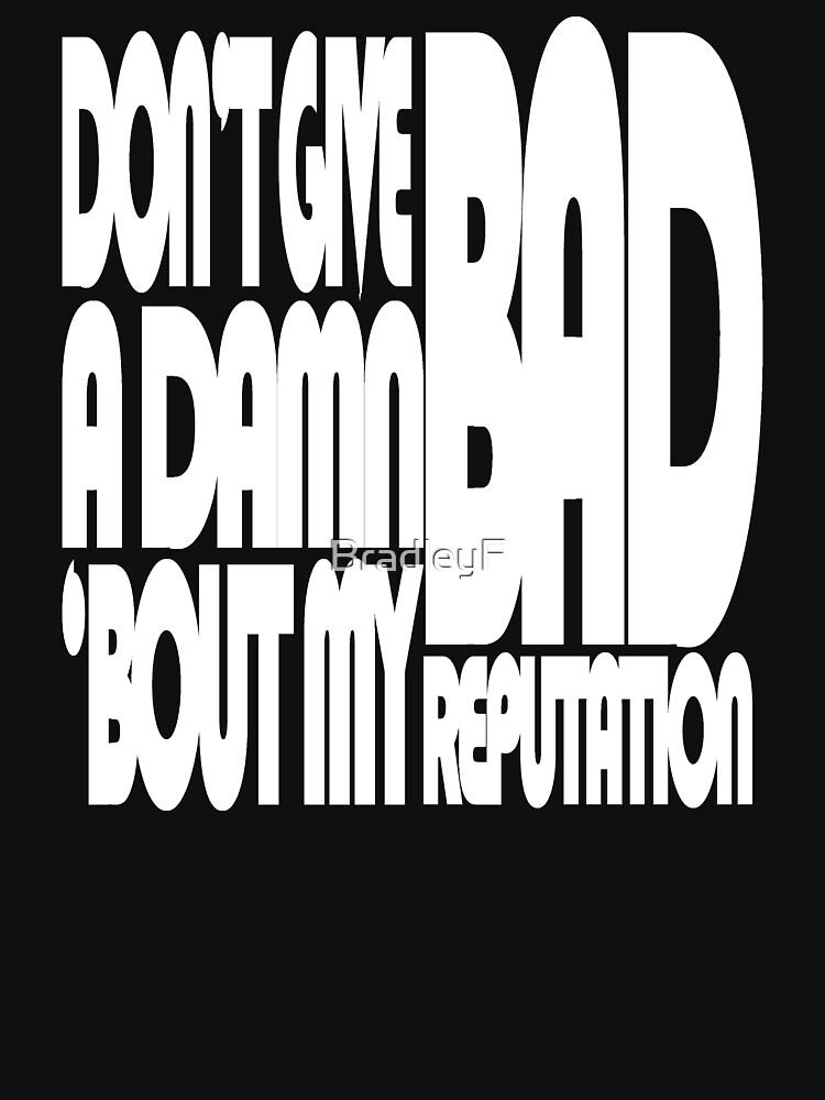 "Bad Reputation - Joan Jett" T-shirt for Sale by BradleyF | Redbubble ...