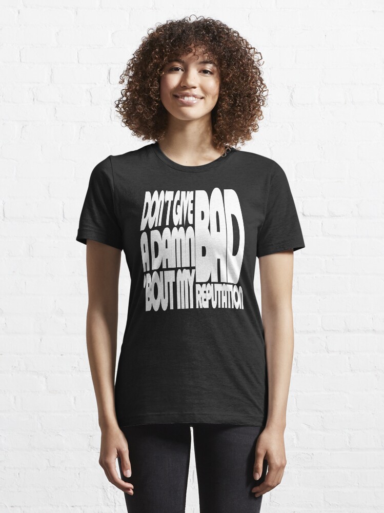 "Bad Reputation - Joan Jett" T-shirt for Sale by BradleyF | Redbubble ...