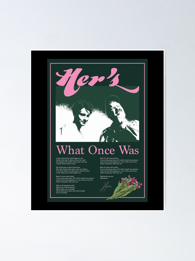 "Hers Band What Once Was1217" Poster for Sale by OrDau | Redbubble