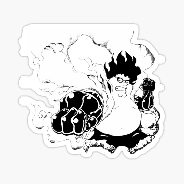 "Gear 4 Fatman - One Piece" Sticker by maxieville | Redbubble