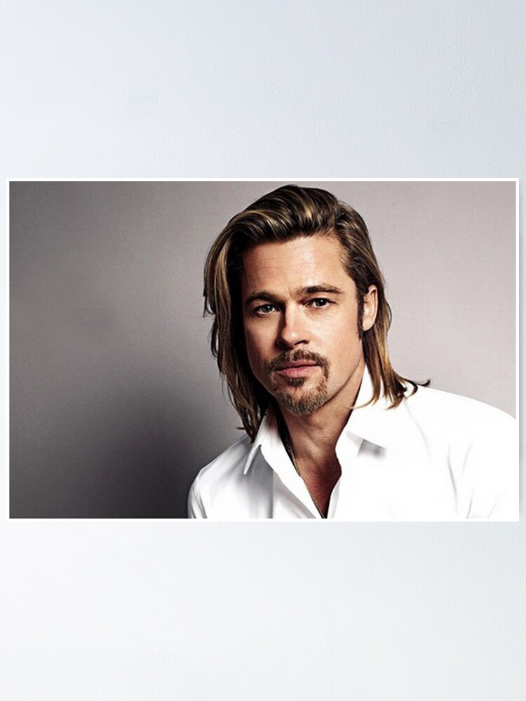 "Brad Pitt Poster Art Design" Poster for Sale by meekan82 | Redbubble