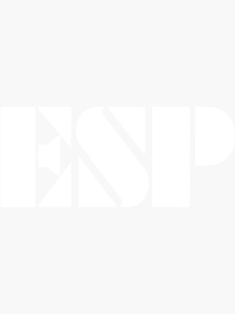 "Best seller esp guitars logo merchandise" Sticker by livingstoncon ...