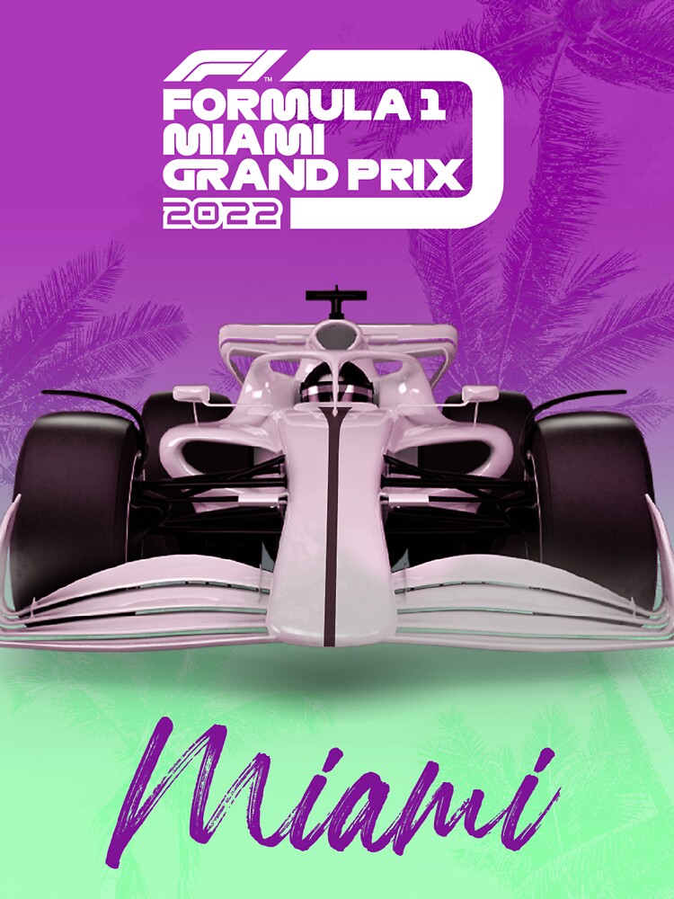 "Miami Grand Prix - F1" Sticker for Sale by Bad Copy | Redbubble