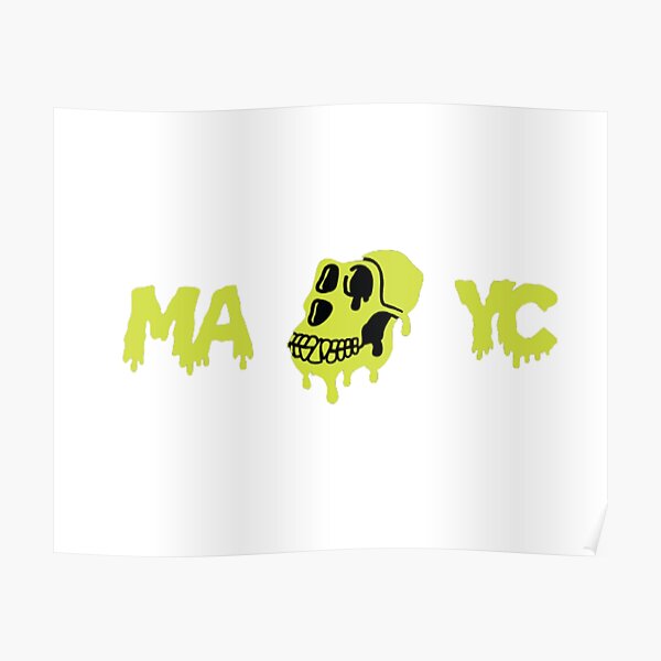 "Mutant Ape Yacht Club #MAYC" Poster for Sale by LenysEcoHome | Redbubble