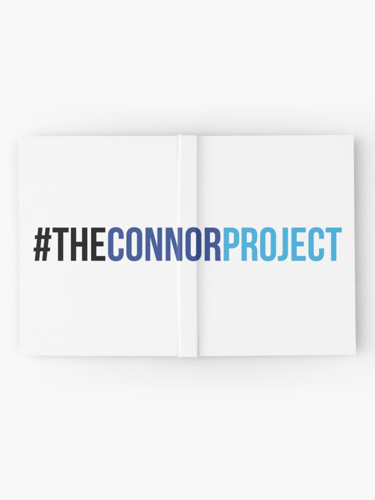 "Dear Evan Hansen The Connor Project Hashtag" Hardcover Journal for Sale by jbookout7 | Redbubble
