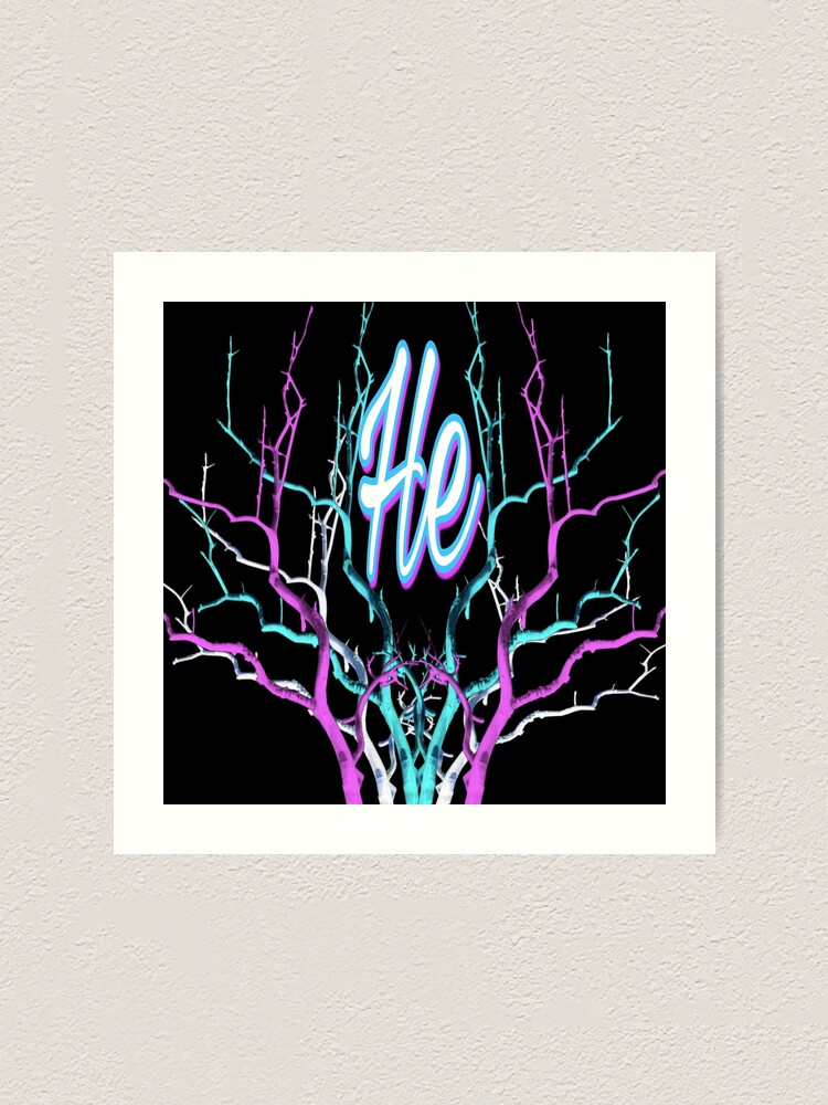 "Trans tree male pronouns " Art Print for Sale by PRONOUNS-R-US | Redbubble