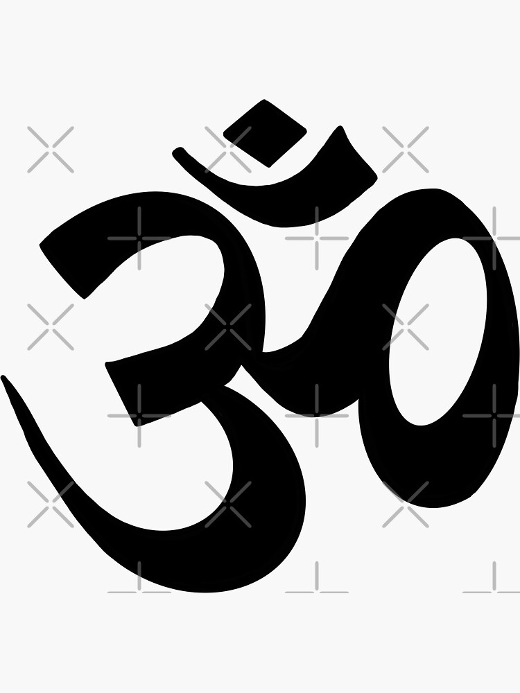 "Om sign" Sticker by carries-anatomy | Redbubble