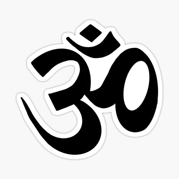 "Om sign" Sticker by carries-anatomy | Redbubble