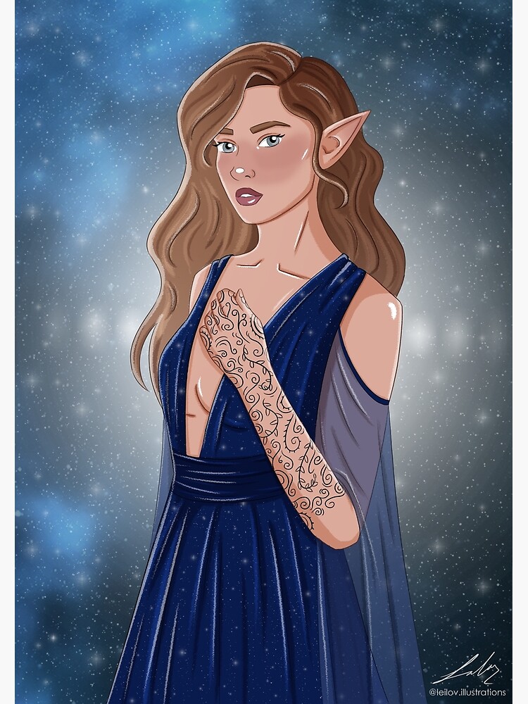 "Feyre Archeron - ACOTAR" Poster for Sale by Leilov | Redbubble