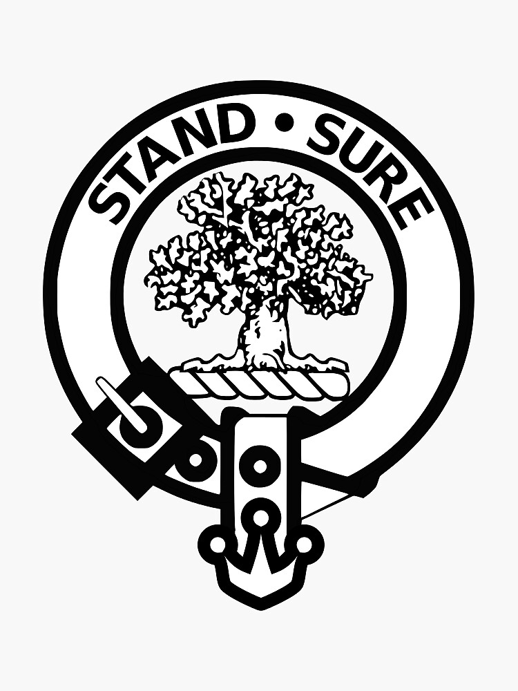 "Anderson Clan (stand sure)" Sticker for Sale by clarajpeck | Redbubble